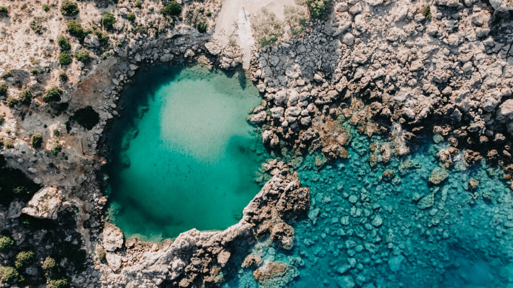Voulolimni - Ein natural Pool auf Kreta